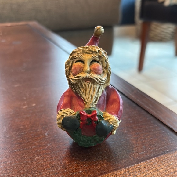 Vintage | Holiday | Vintage Carved Santa Signed | Poshmark
